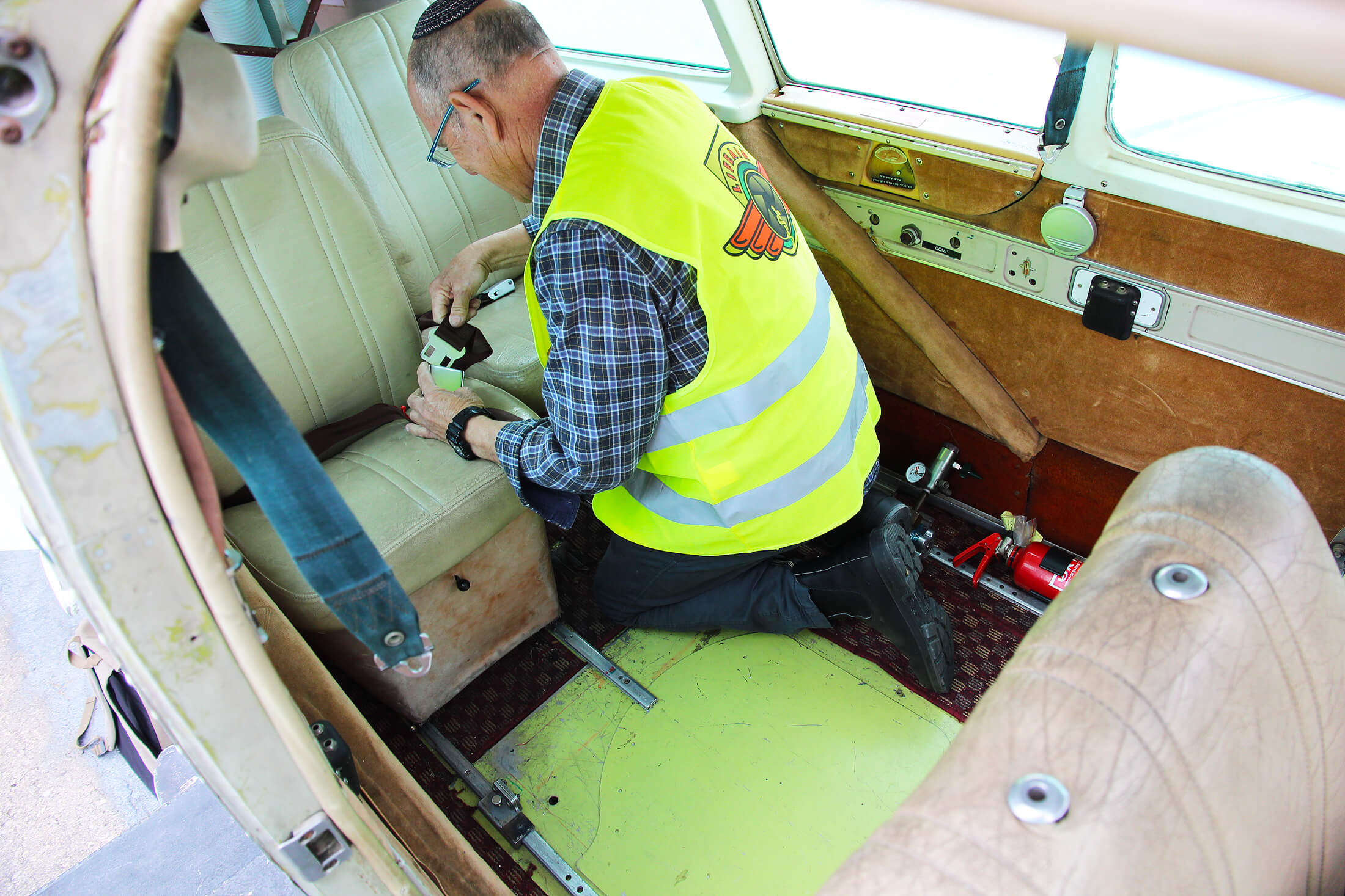 Underbelly camera hatch